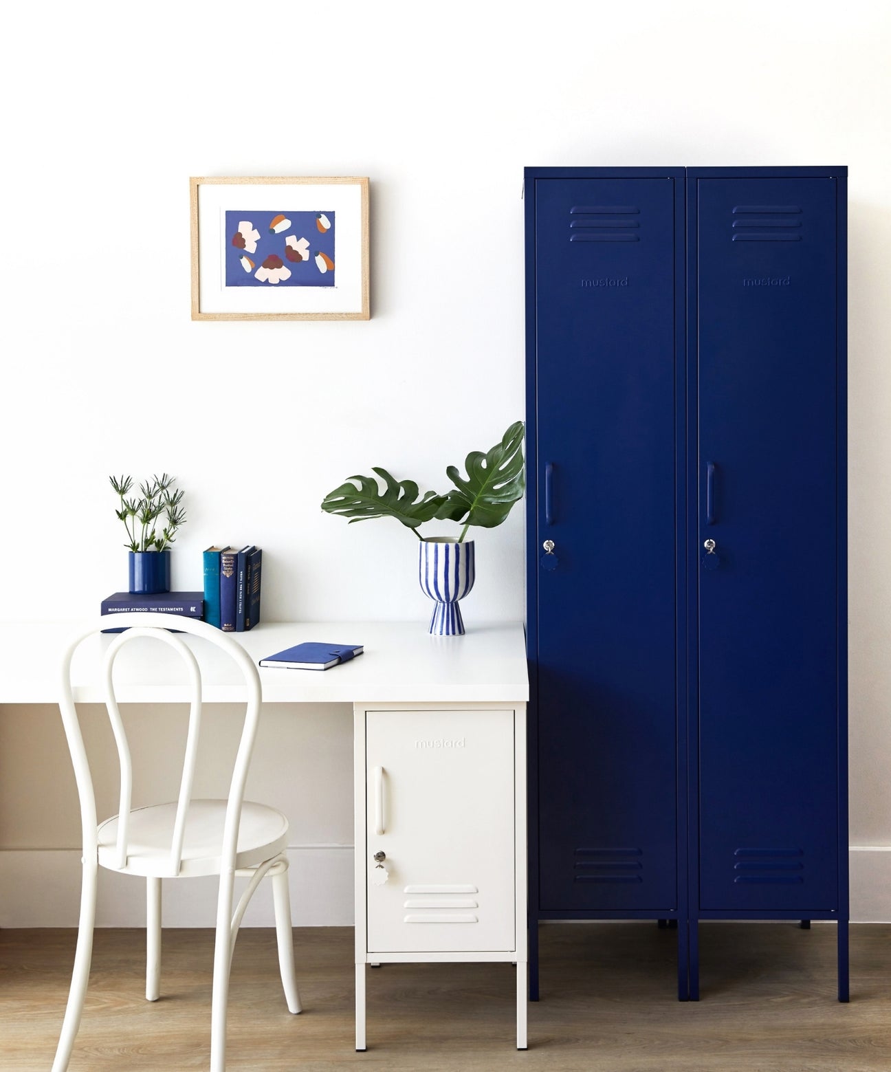The Skinny in Navy • School Lockers • Navy Blue School Locker • Mustard ...