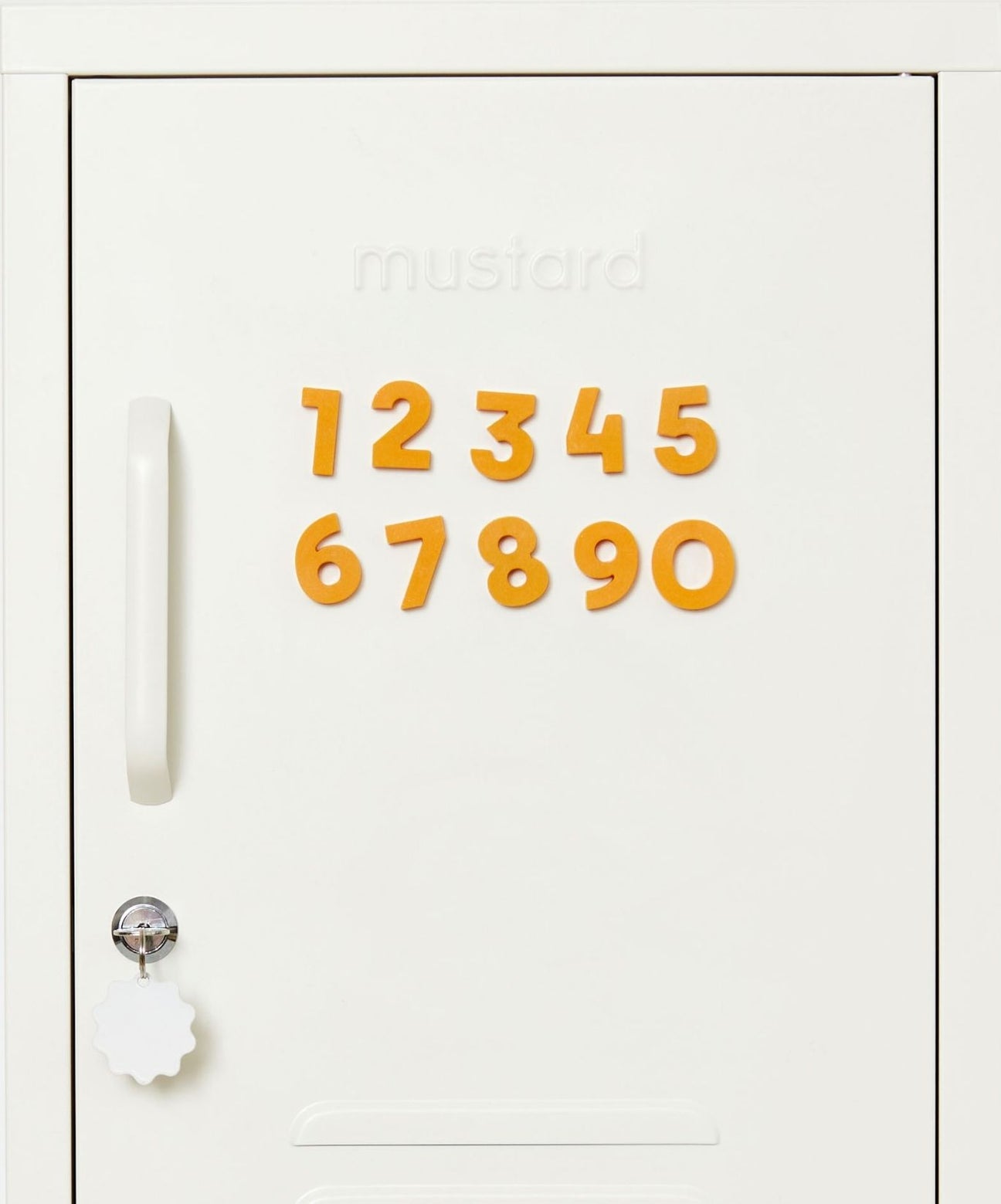 Number Magnets in Mustard – Mustard Made US